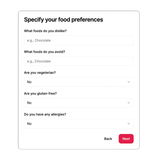 Rex.fit AI Meal Planning| Free Meal Plan Generator